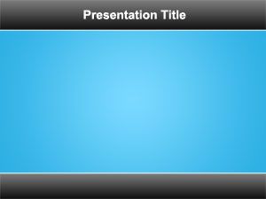 Blue PowerPoint background