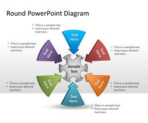 Free Round PowerPoint Diagram - Free PowerPoint Templates - SlideHunter.com