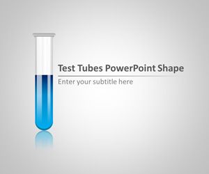 Free Test Tubes PowerPoint Shape