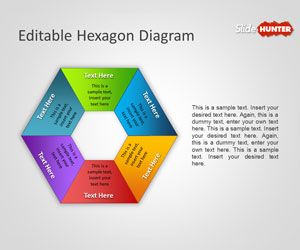 Free Editable Hexagon Diagram for PowerPoint Presentations