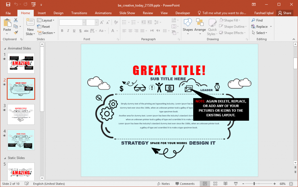 Animated Creative PowerPoint Template