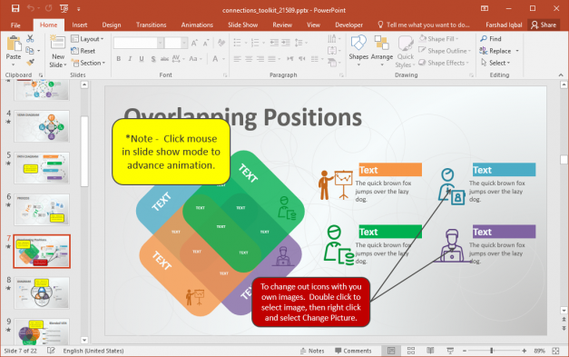 Animated Connections PowerPoint Template