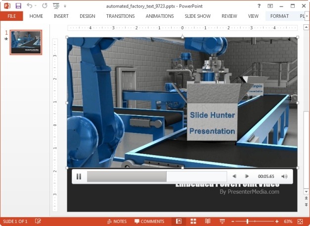 Animated Factory PowerPoint Templates
