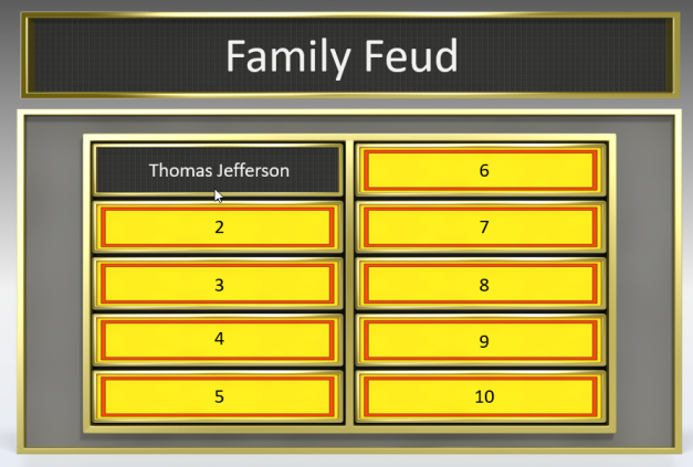 Family Feud Template For PowerPoint Family Feud Template For PowerPoint