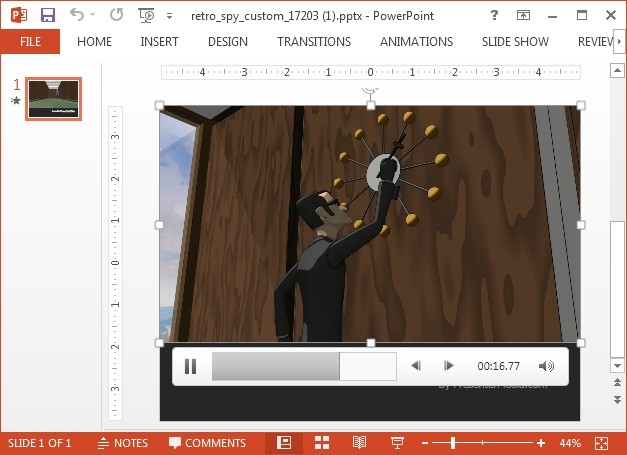 Animated Spy PowerPoint Templates