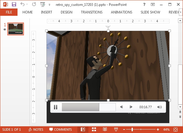 Animated Spy Powerpoint Templates