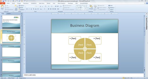 Abstract Business PowerPoint Template