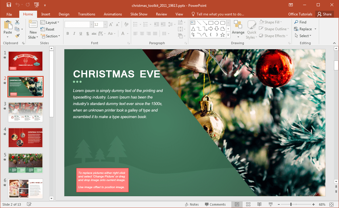 Christmas Presentation Template For PowerPoint