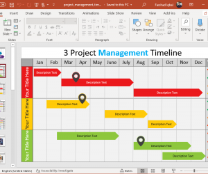 Create a Timeline in PowerPoint using SmartArt Graphics