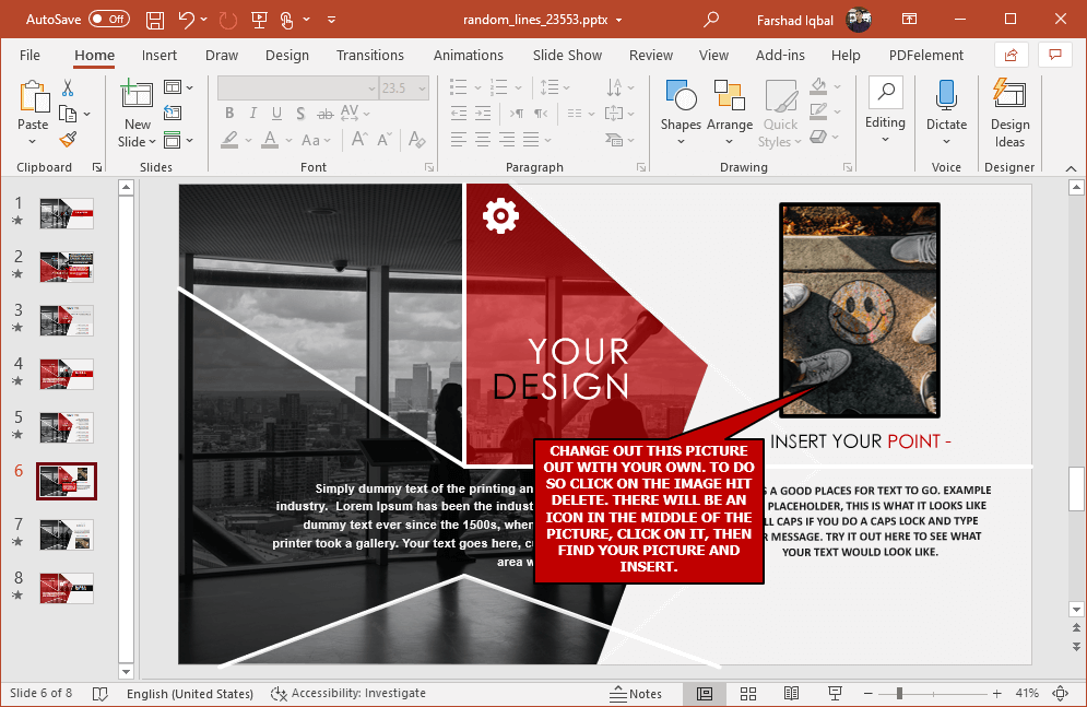 Animated Techy Design PowerPoint Template