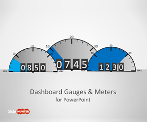 Free Dashboard Gauges for PowerPoint - Free PowerPoint Templates ...