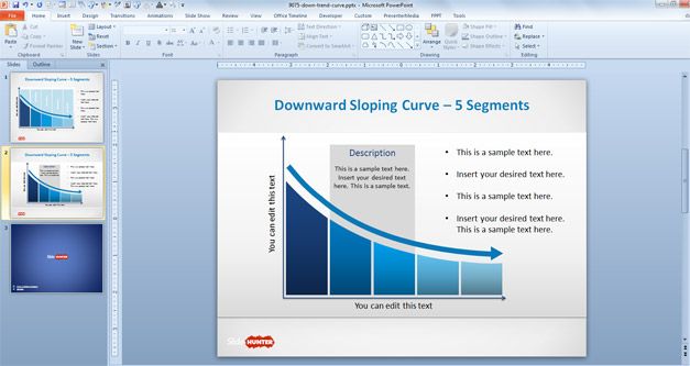 Free Downward Sloping Curve Template for PowerPoint - Free PowerPoint ... Free Downward Sloping Curve Template for PowerPoint - Free PowerPoint ...