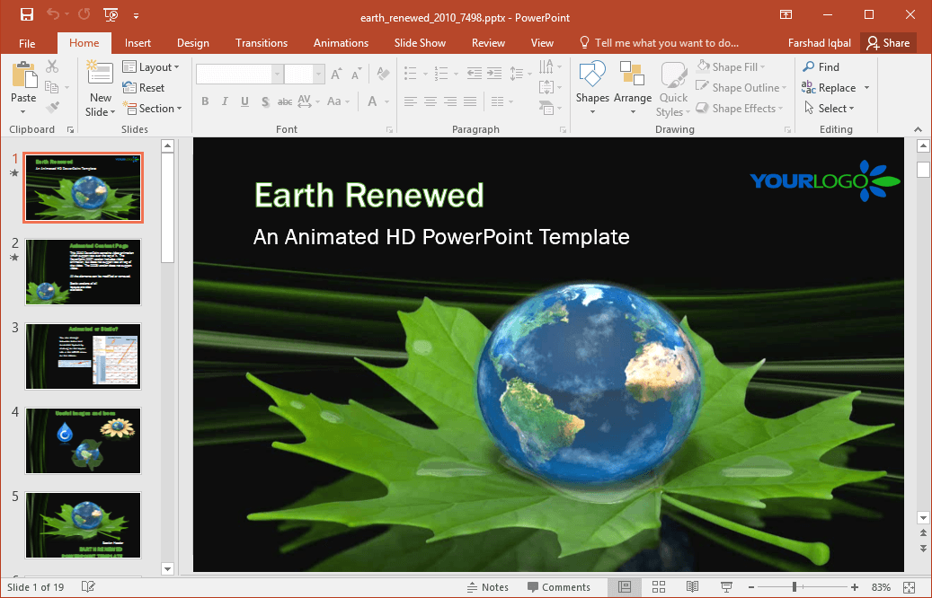 Animated Earth Day PowerPoint Templates