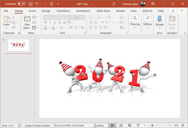 2021 Clipart for PowerPoint