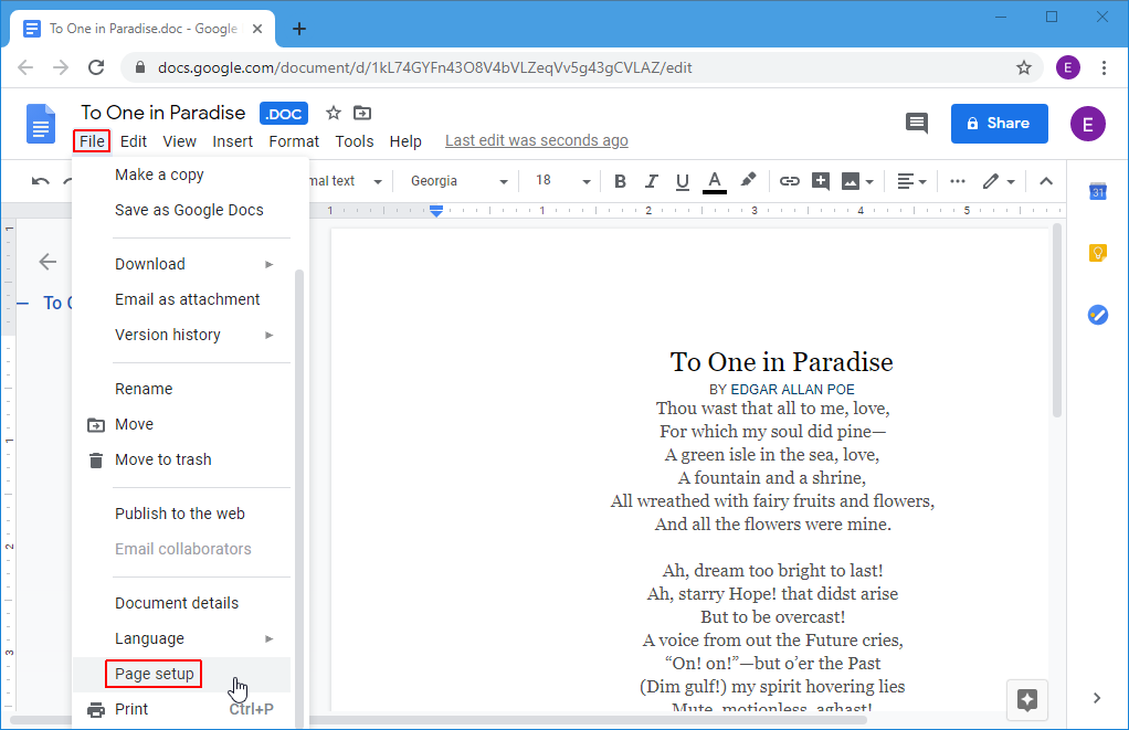 How To Change Margins In Google Docs And Orientation In Google Slides