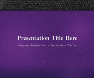 Free Leather PowerPoint Template - Free PowerPoint Templates ...
